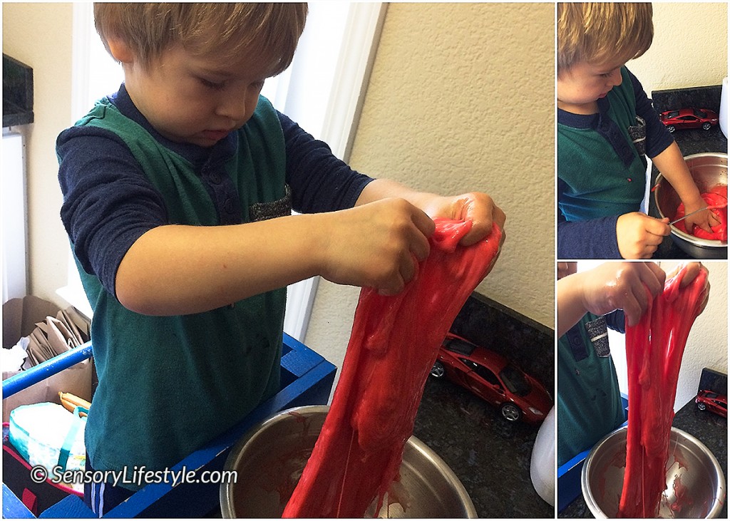 Gak Recipe: Slimy fun for kids » Sensory Lifestyle