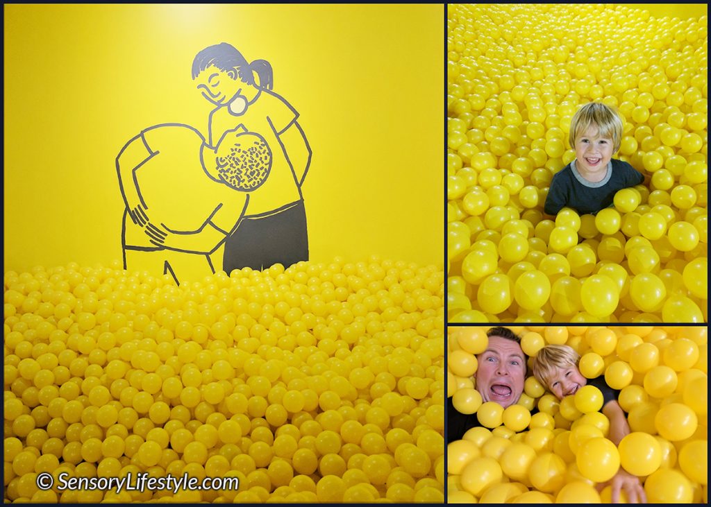 Yellow ball pit » Sensory Lifestyle